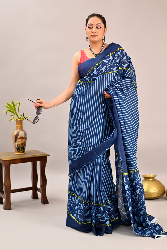 Office Wear Sarees | Work Wear Trendy Saree | Office Cotton Saree ...