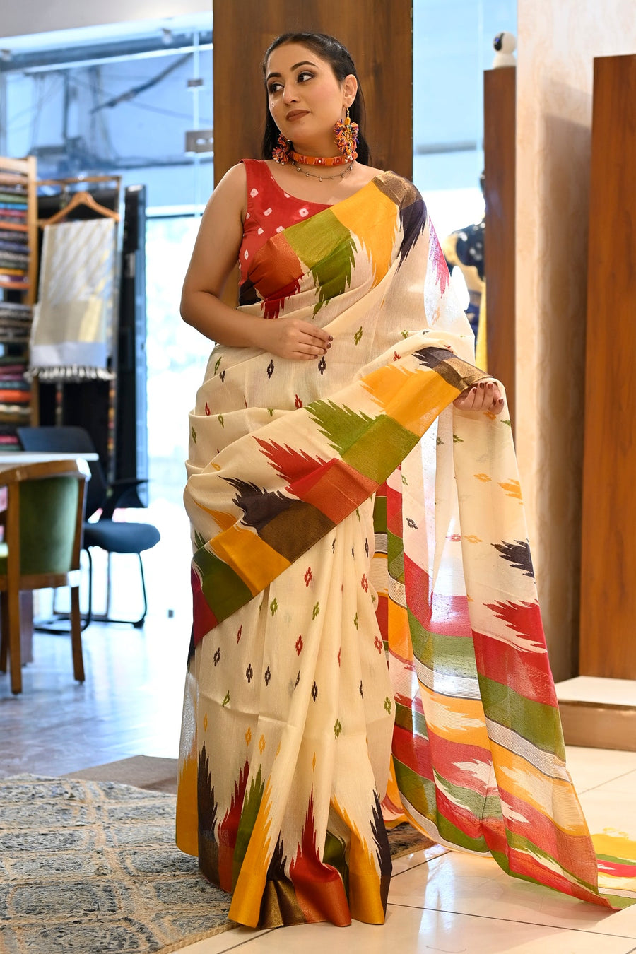 Office Wear Sarees | Work Wear Trendy Saree | Office Cotton Saree ...